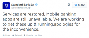 Standard Bank mobile apps still down – BusinessTech