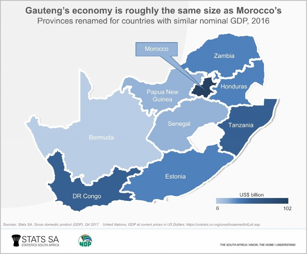 If Gauteng was a country its GDP would be the seventh largest in Africa ...