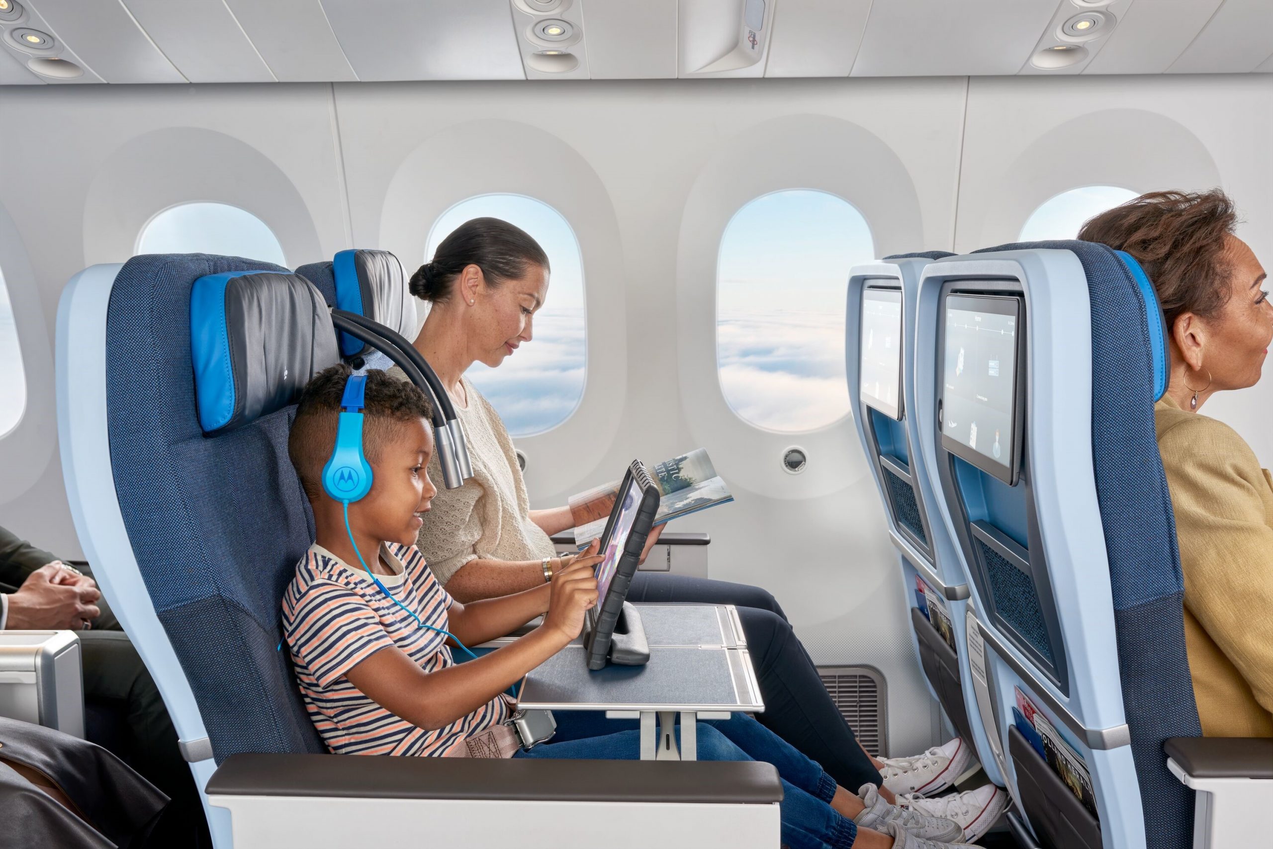A look at the new ‘premium comfort class’ seats – available on flights ...