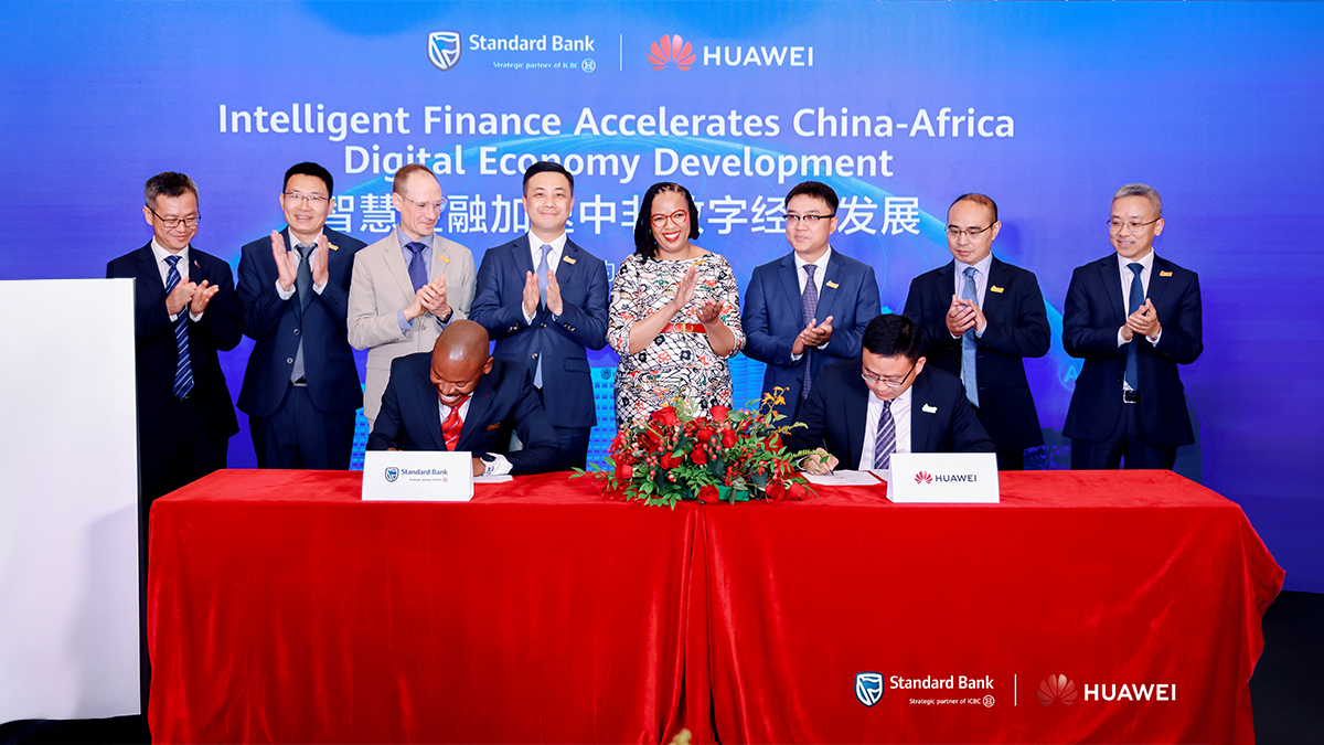Huawei and Standard Bank sign strategic cooperation agreement to ...