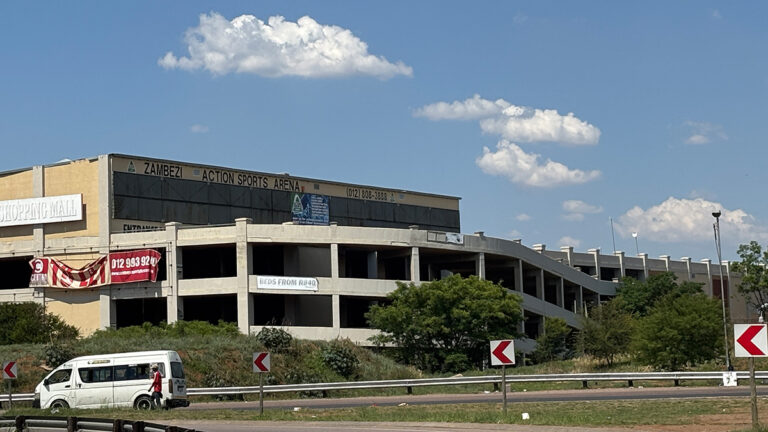 Spooky shopping mall in South Africa’s capital where most shops are ...
