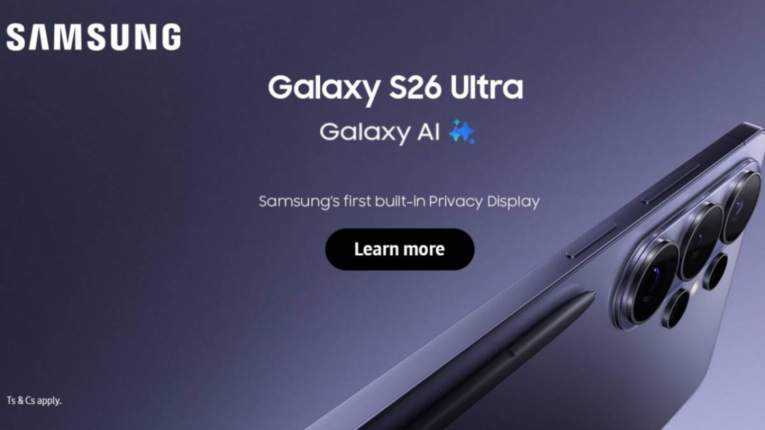 Buy the Galaxy S26 Series on Samsung.com – BusinessTech